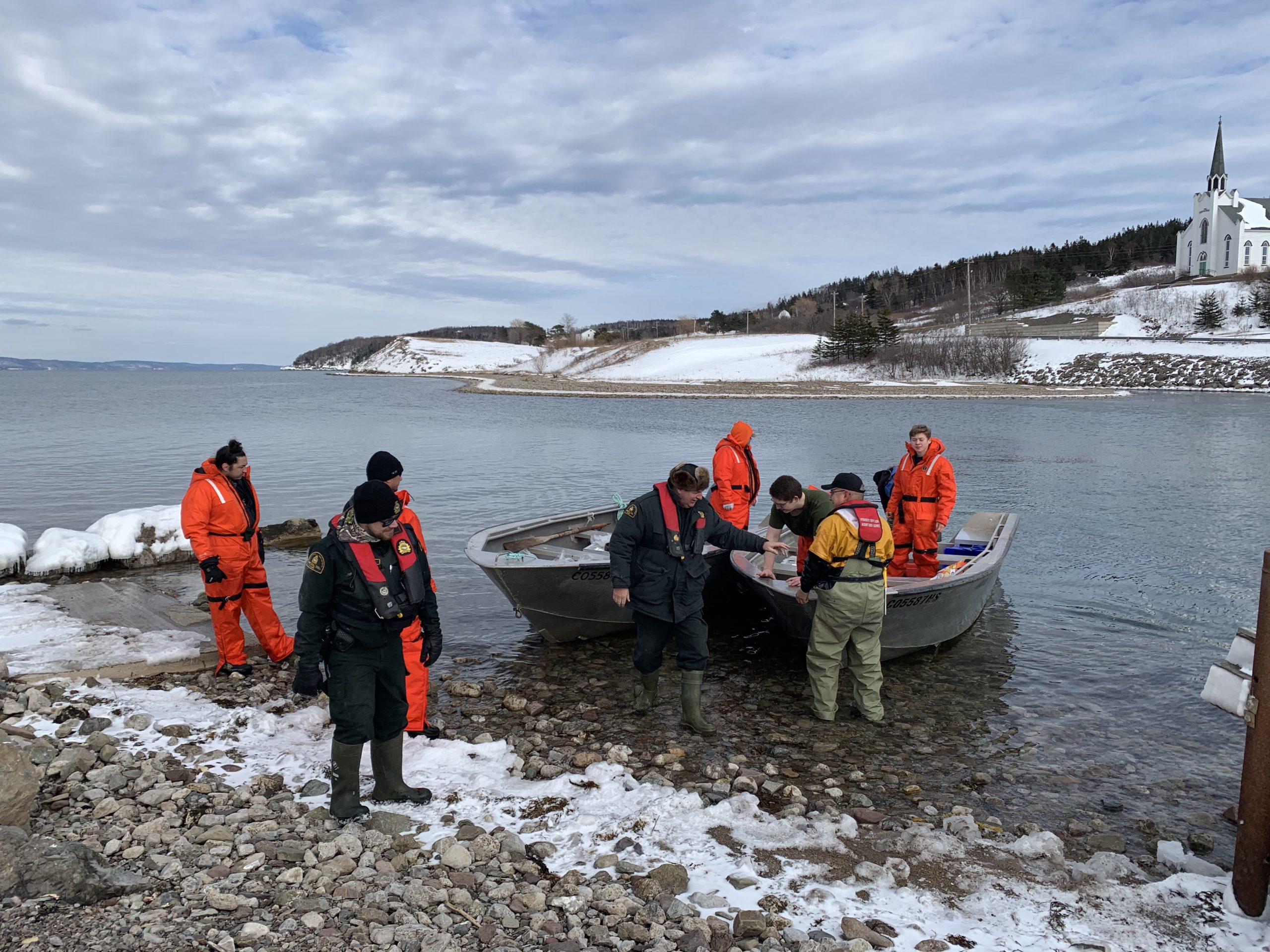 Seal harvest with Potlotek First Nations youth a success